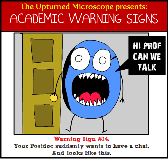 Academic Warning Signs #14 | The Upturned Microscope