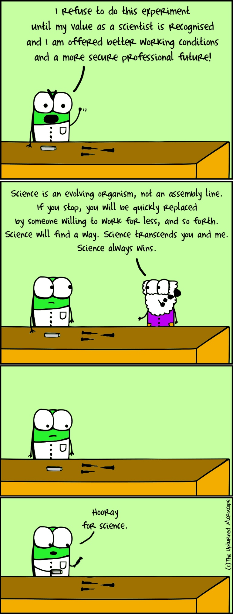 Science wins | The Upturned Microscope
