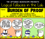 Logical Fallacies: Burden of Proof | The Upturned Microscope