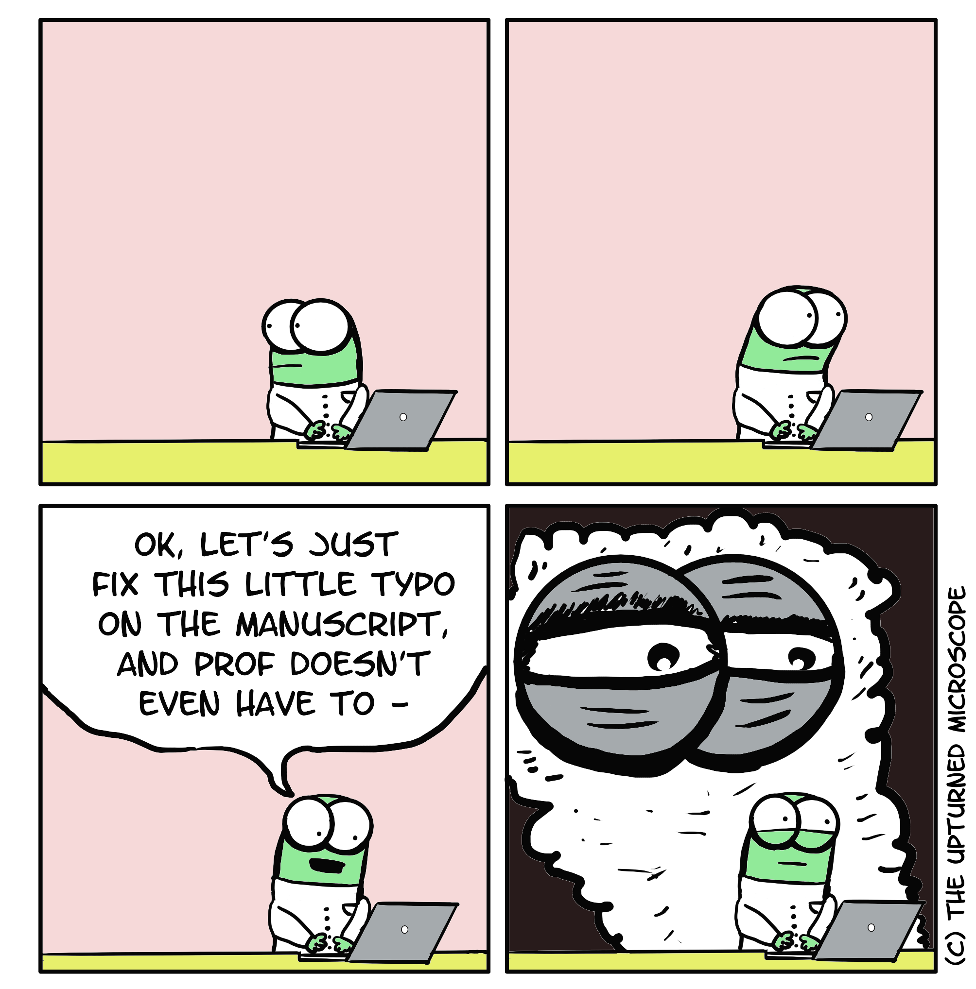 Typo | The Upturned Microscope