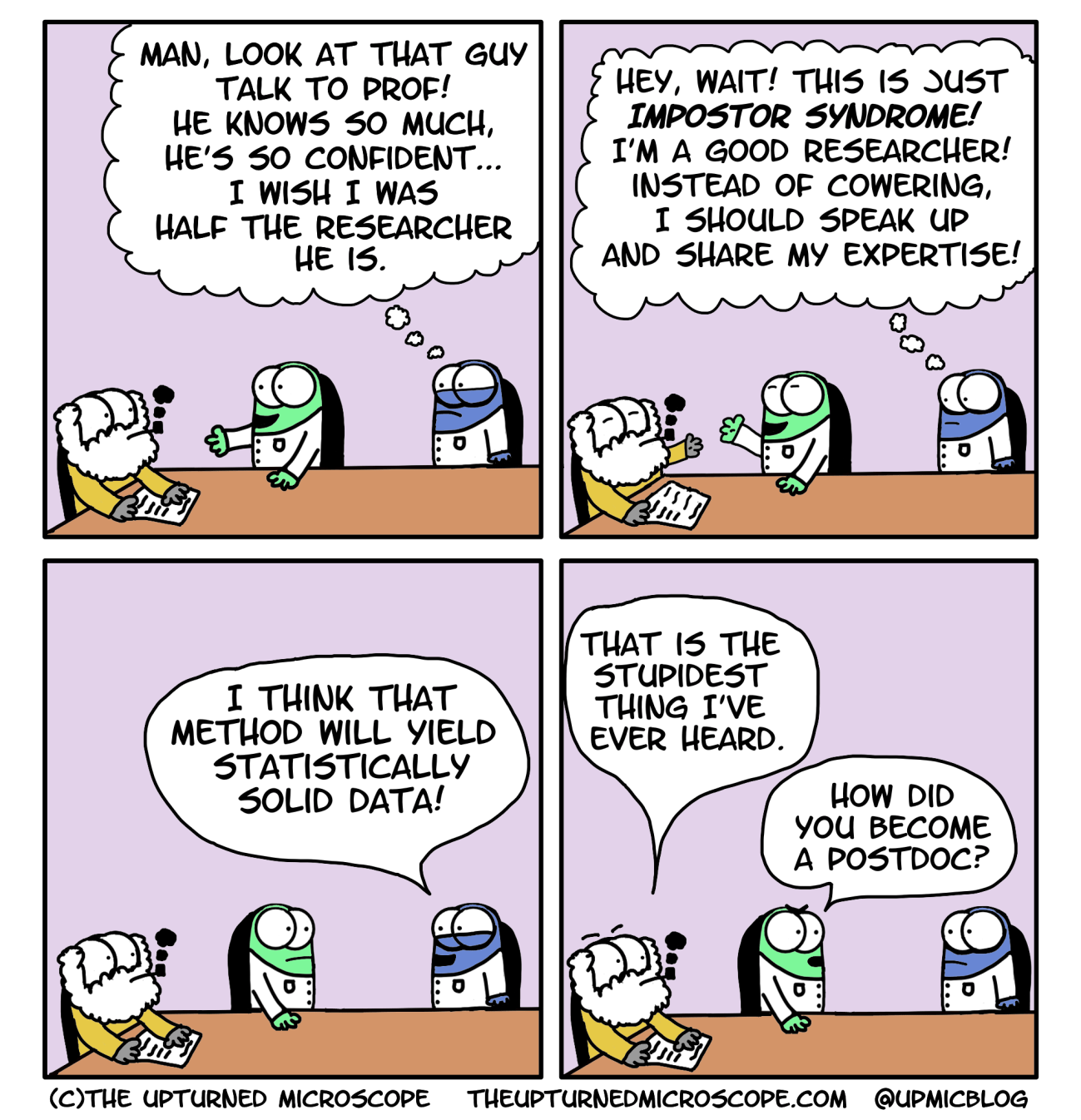 Impostor Syndrome | The Upturned Microscope