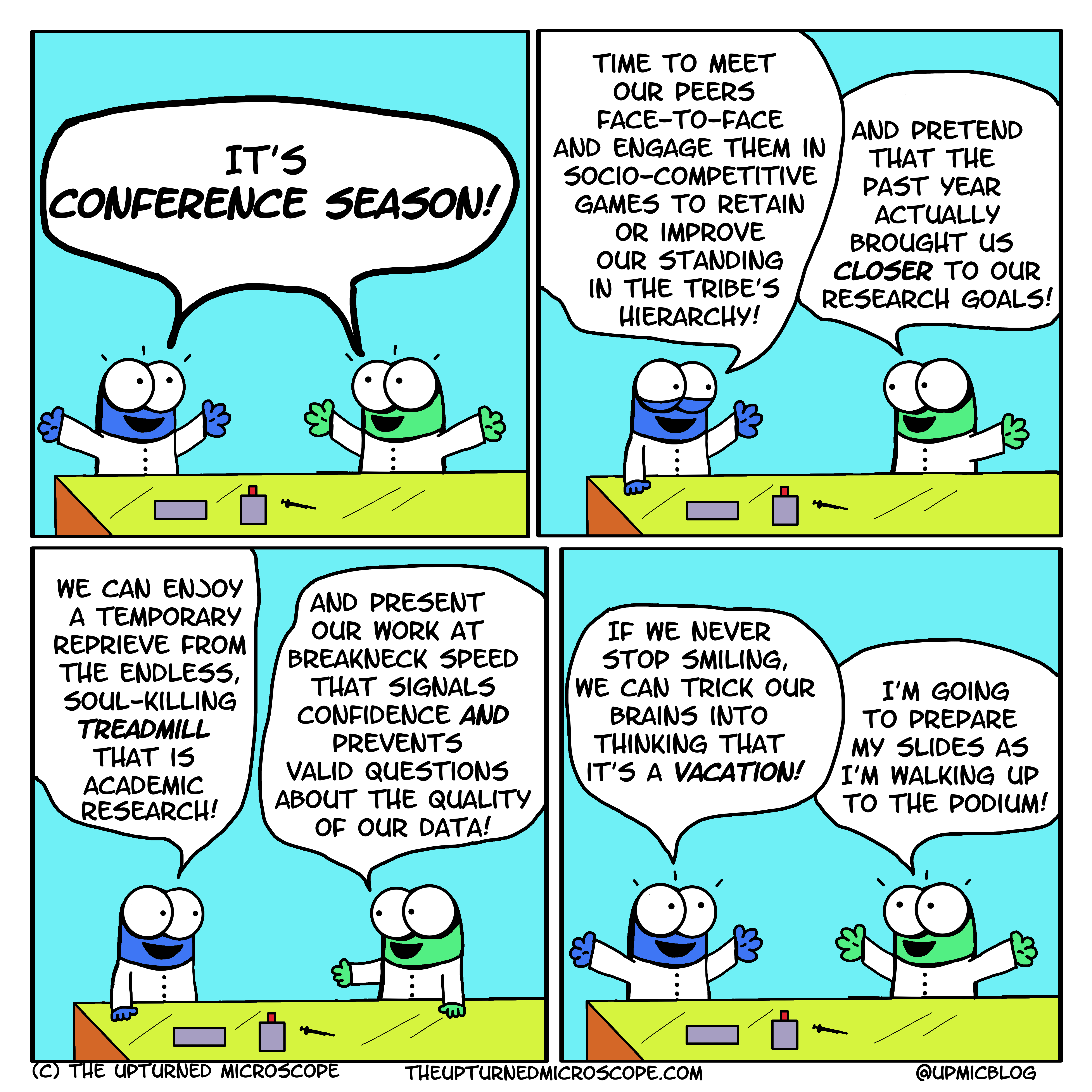 Conference season! | The Upturned Microscope