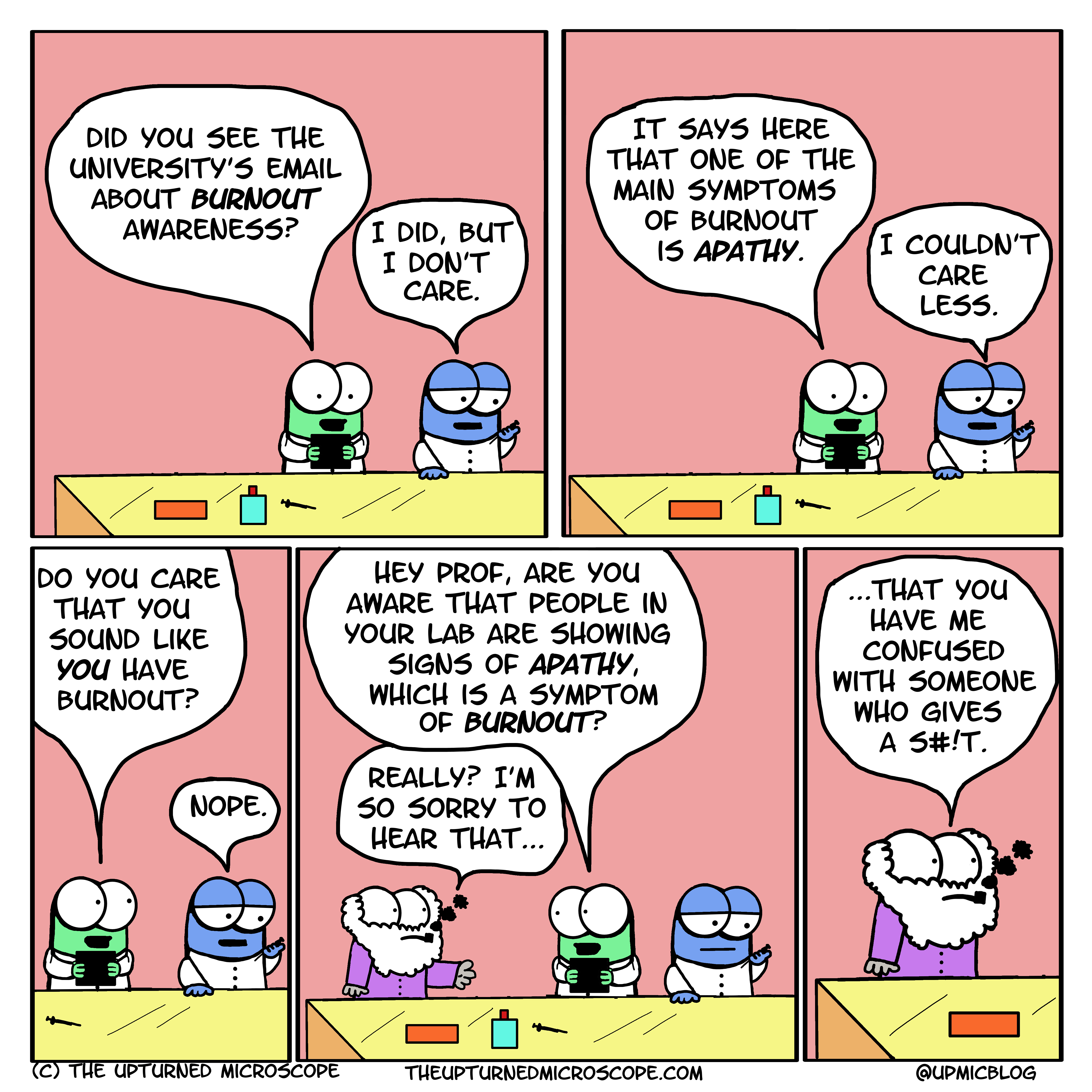 Burnout | The Upturned Microscope